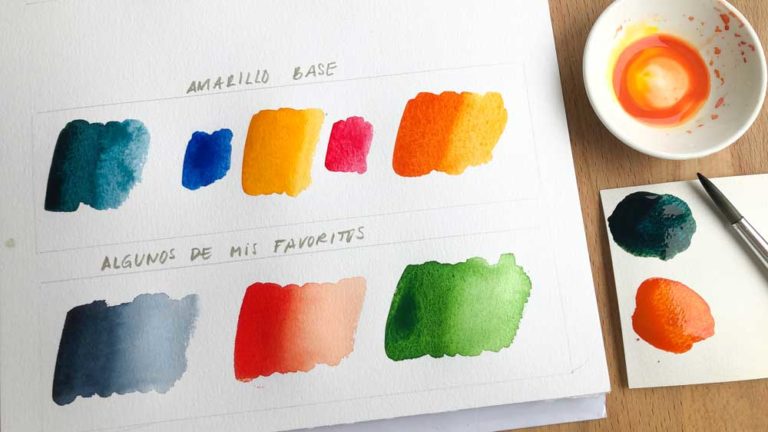 Cómo elegir tus primeras acuarelas profesionales - Annel Vare